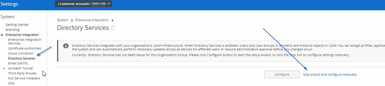 Integrating AirWatch with Active Directory – musings of a consultant