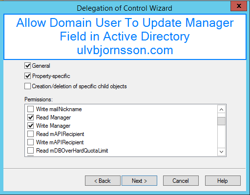 Allow Domain User To Update Manager Field in Active Directory – musings ...
